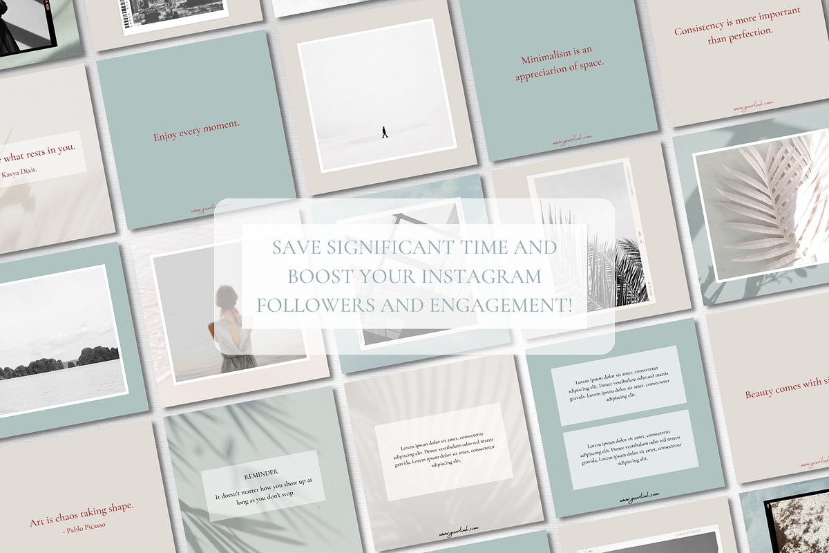 Ocean Instagram Templates - Canva