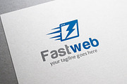 Fast Web Logo, a Branding & Logo Template by gunaonedesign