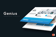 Genius - Powerpoint Template, a Presentation Template by AQR Studio | Creative Market