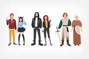 Set of different subculture people, a Person Illustration by Good Studio