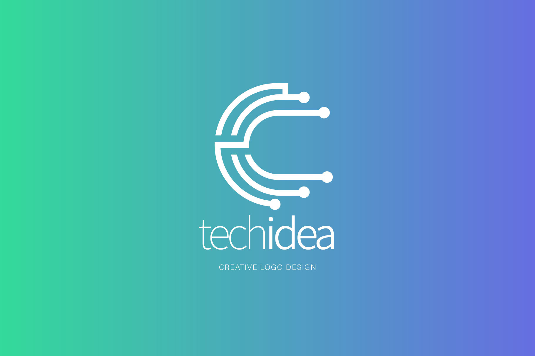 Tech logo | Creative Market