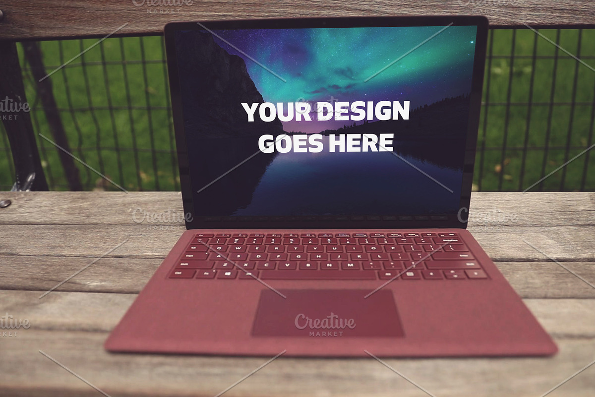 Microsoft Surface Laptop Mock-ups, a Device Mockup by vraiana ...