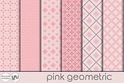 PINK digital paper | Graphic Patterns ~ Creative Market