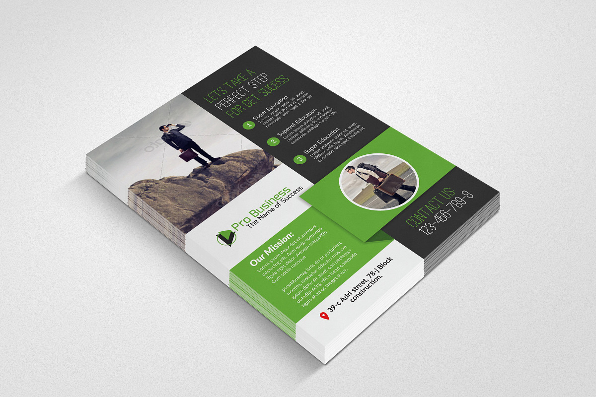 Public Relations Company Flyer, a Flyer Template by Psd Templates