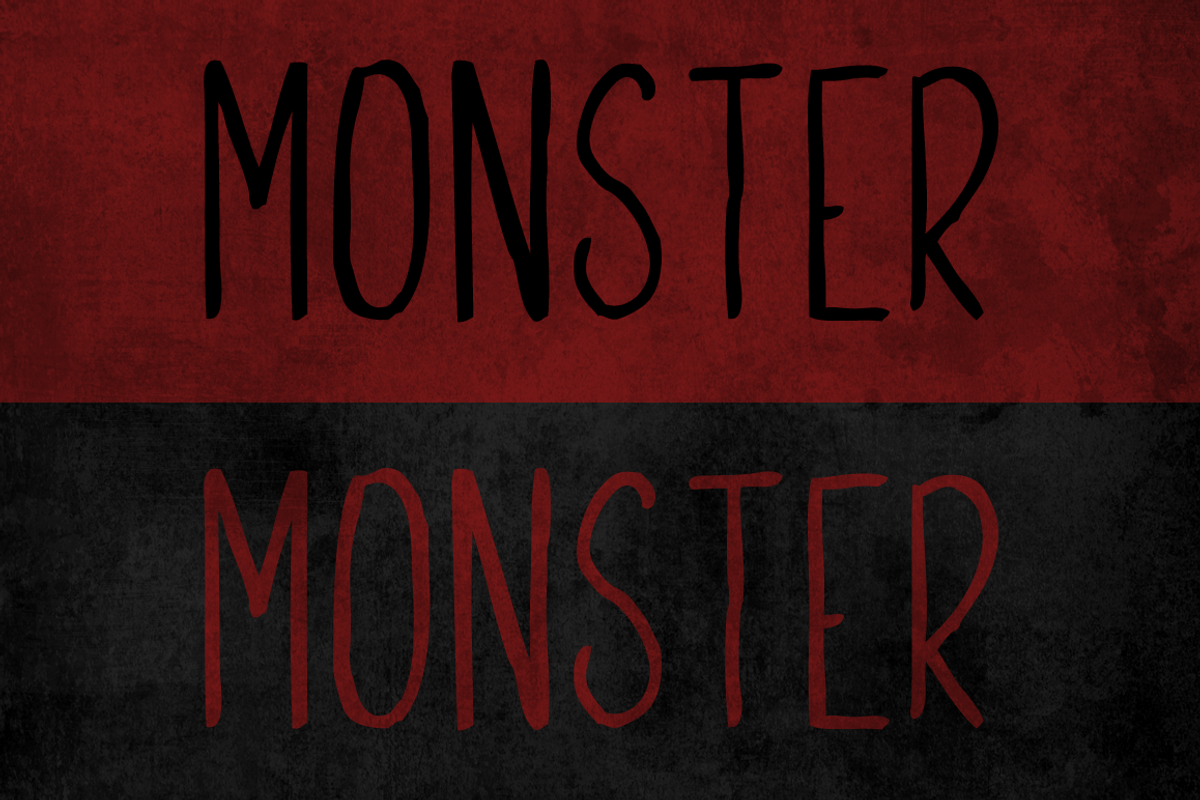 Monster Monster, a Script Font by TypeKatsu