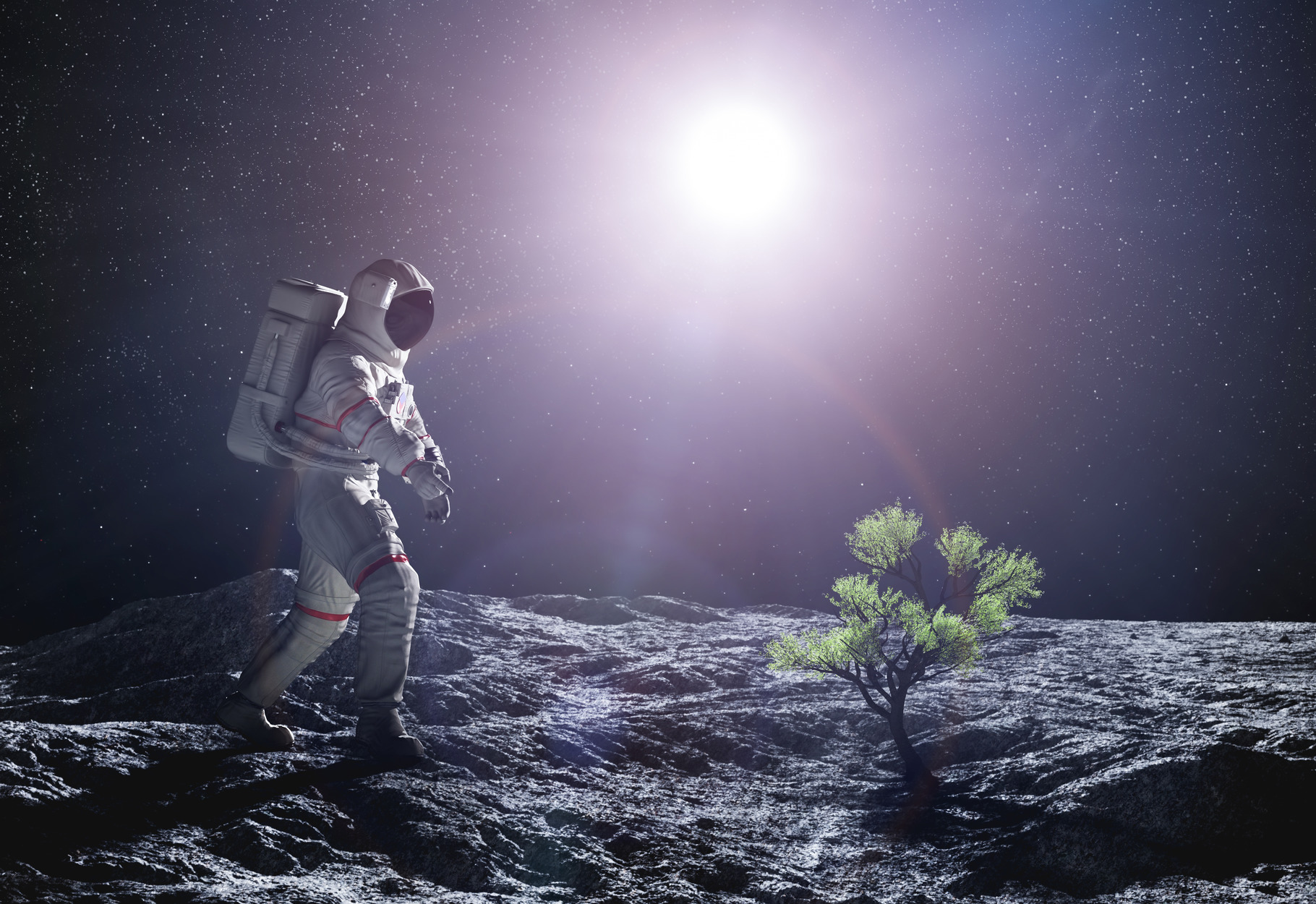 Astronaut exploring an alien planet., a Person Photo by Photocreo ...