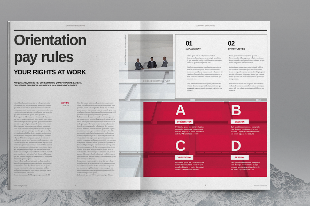 Modern Company Profile Brochure | Creative Market
