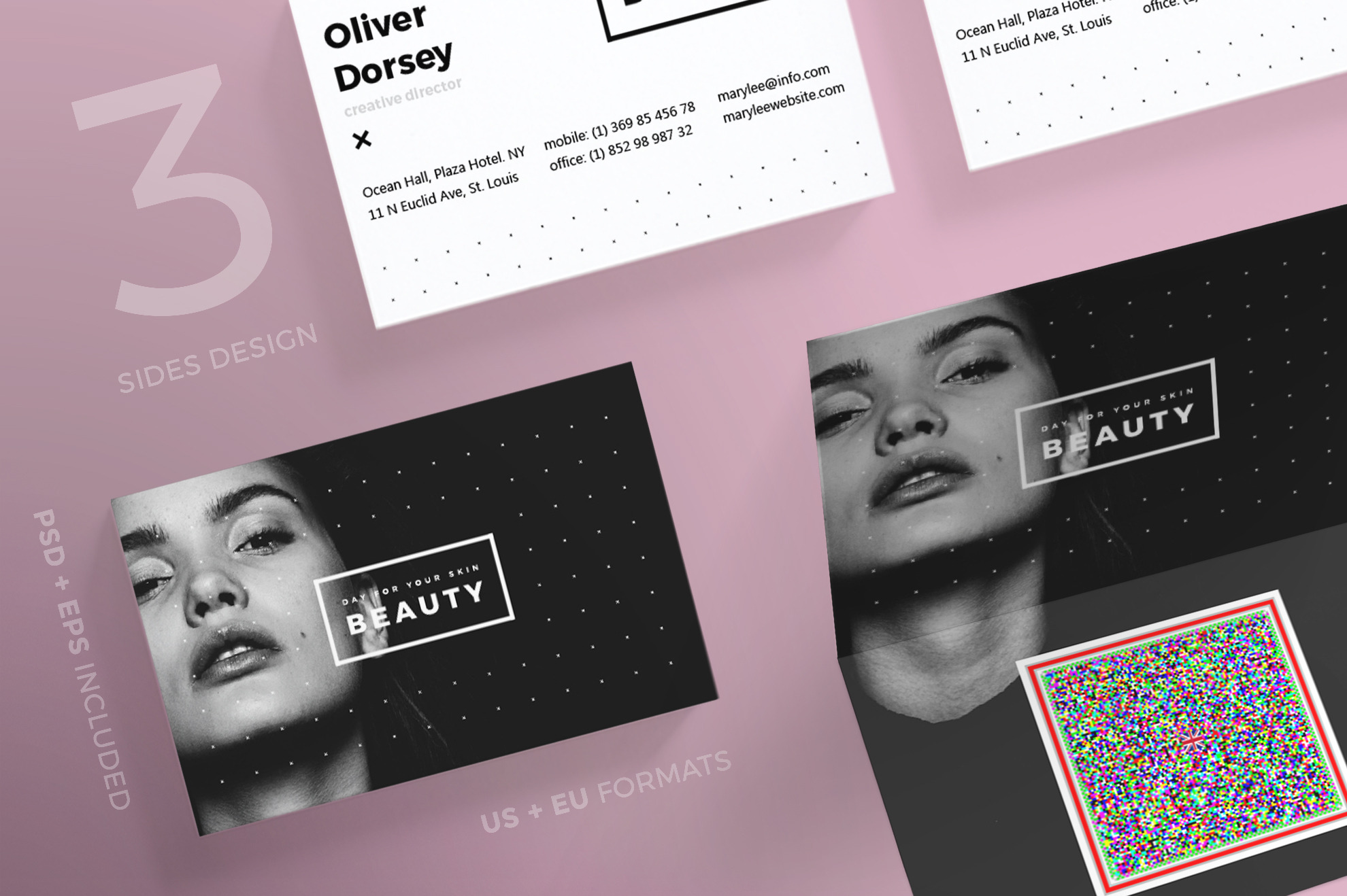 Business Cards | Your Skin Beauty, a Business Card Template by Amber ...