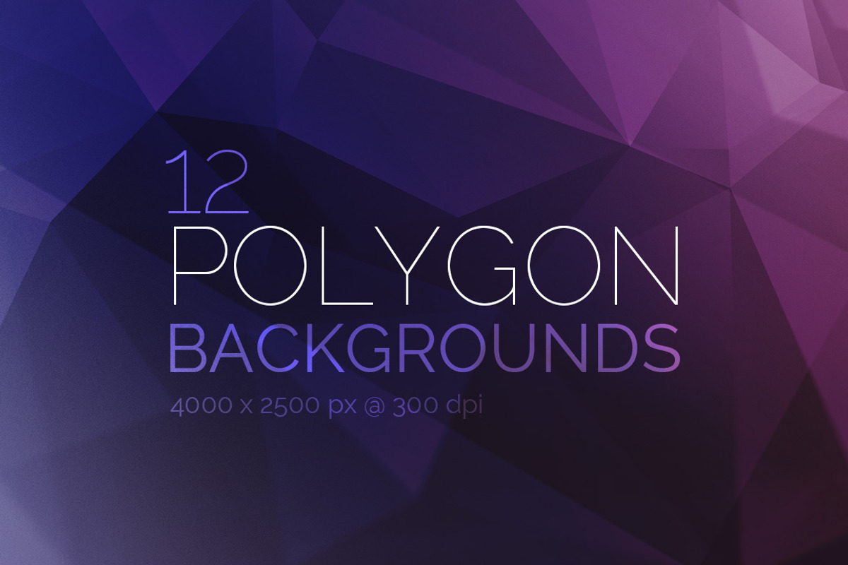 Polygon Backgrounds, a Pattern Graphic by bilmaw creative