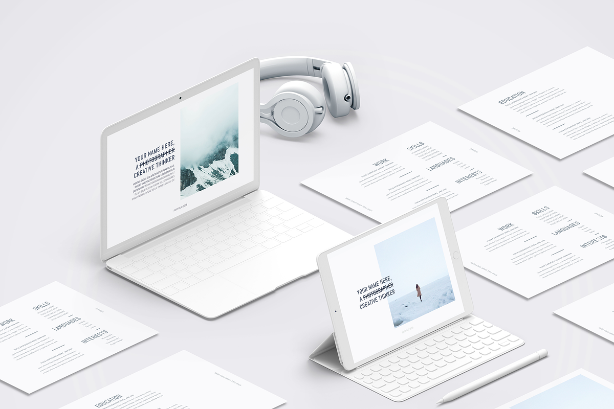 SCANDINAVIA CV / Resume Template, a Resume Template by Minimaalinen