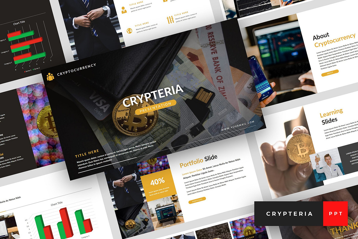 Crypteria - PowerPoint Template, a Presentation Template by StringLabs