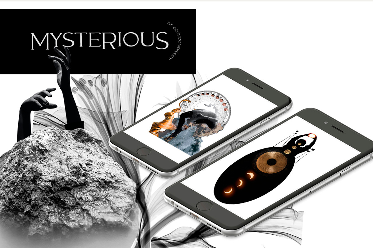 Mysterious collage creator Cuts, an Object Graphic by 60secondsArt