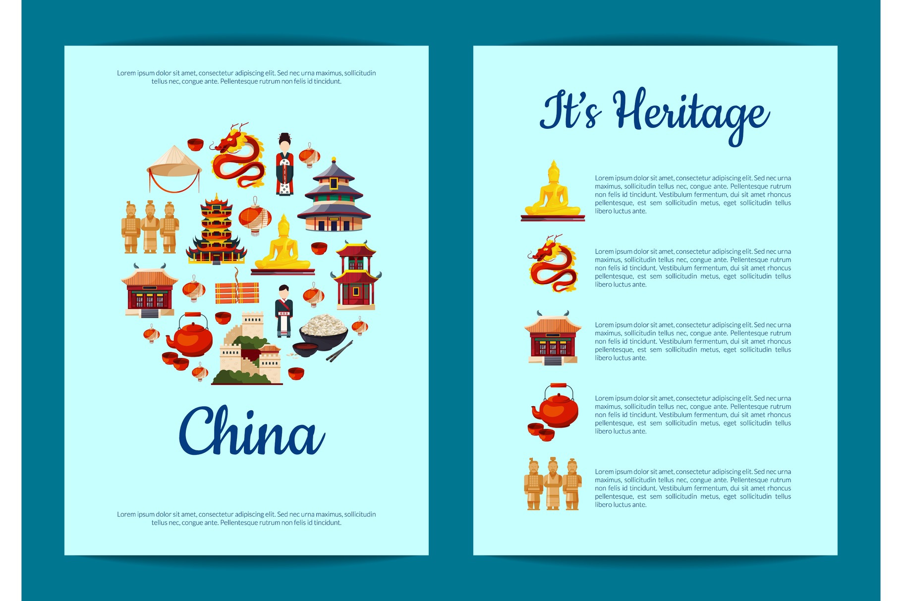Vector china elements, a Background Graphic by Onyx