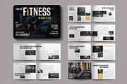 Digital Fitness Magazine Landscape, a Magazine Template by TemplatesForest