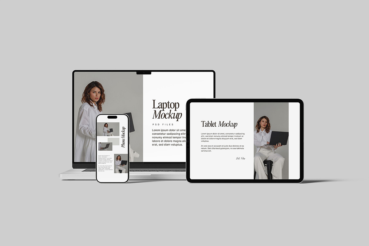 Multi Device Mockup, a Device Mockup by Graphiculon