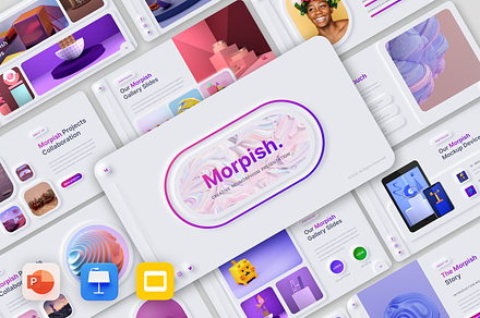 Neumorphism Powerpoint Presentation | Creative Market
