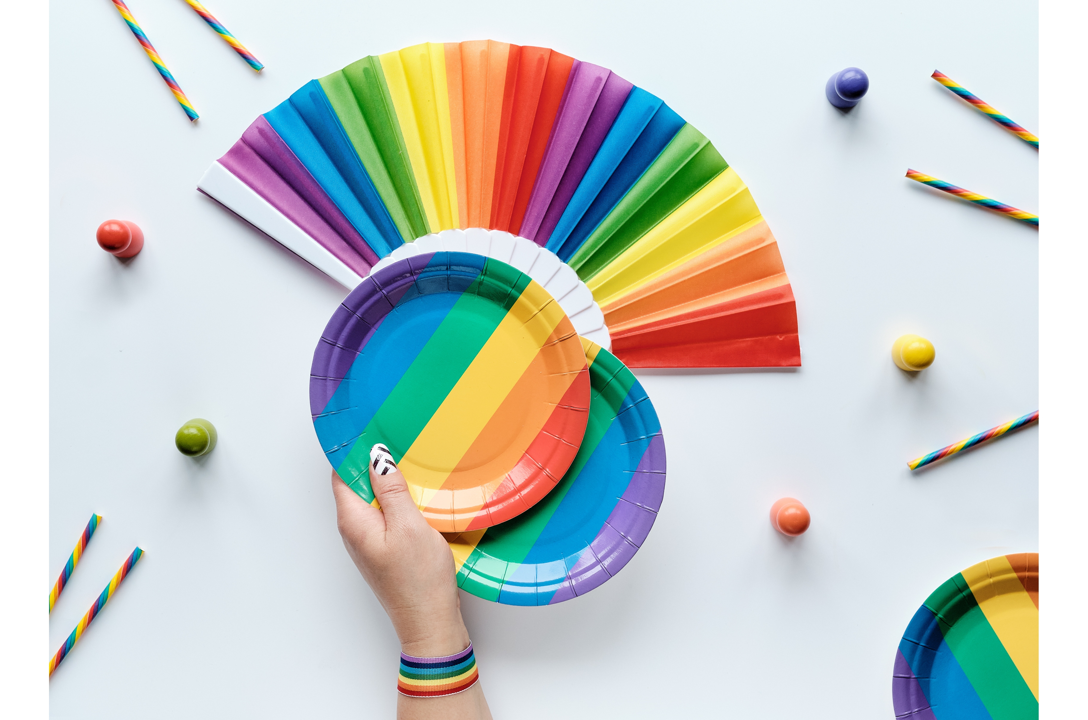 LGBTQ community pride month rainbow, a Technology Photo by tilialucida