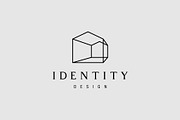 Monoline House Real Estate Logo, a Branding & Logo Template by zdson