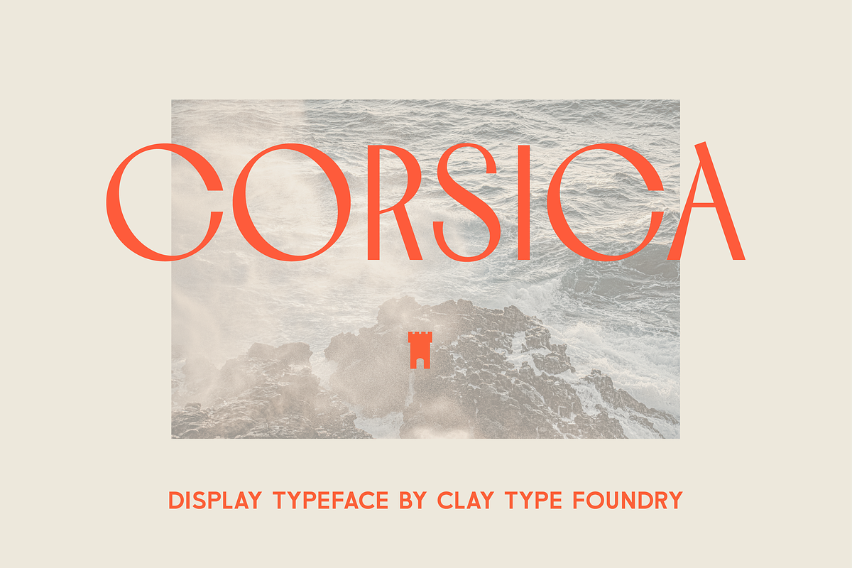 Corsica Display Font, a Sans Serif Font by Studio Clay