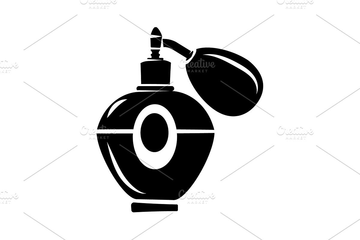 Perfume icon. Perfume logo black, an Icon by Anno Urbis
