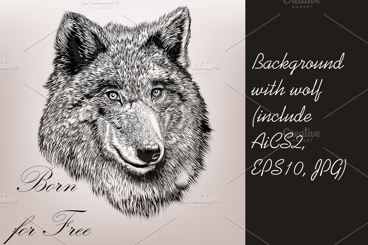 Vector set of engraved animals, an Object Graphic by FleurArt