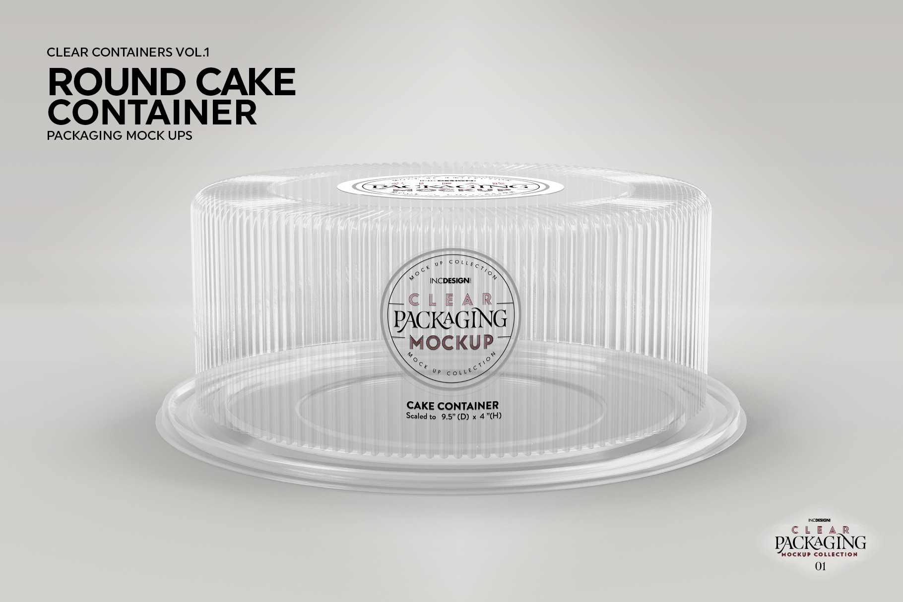 Cake Container Packaging Mockup | Cup & Container Mockups ~ Creative Market