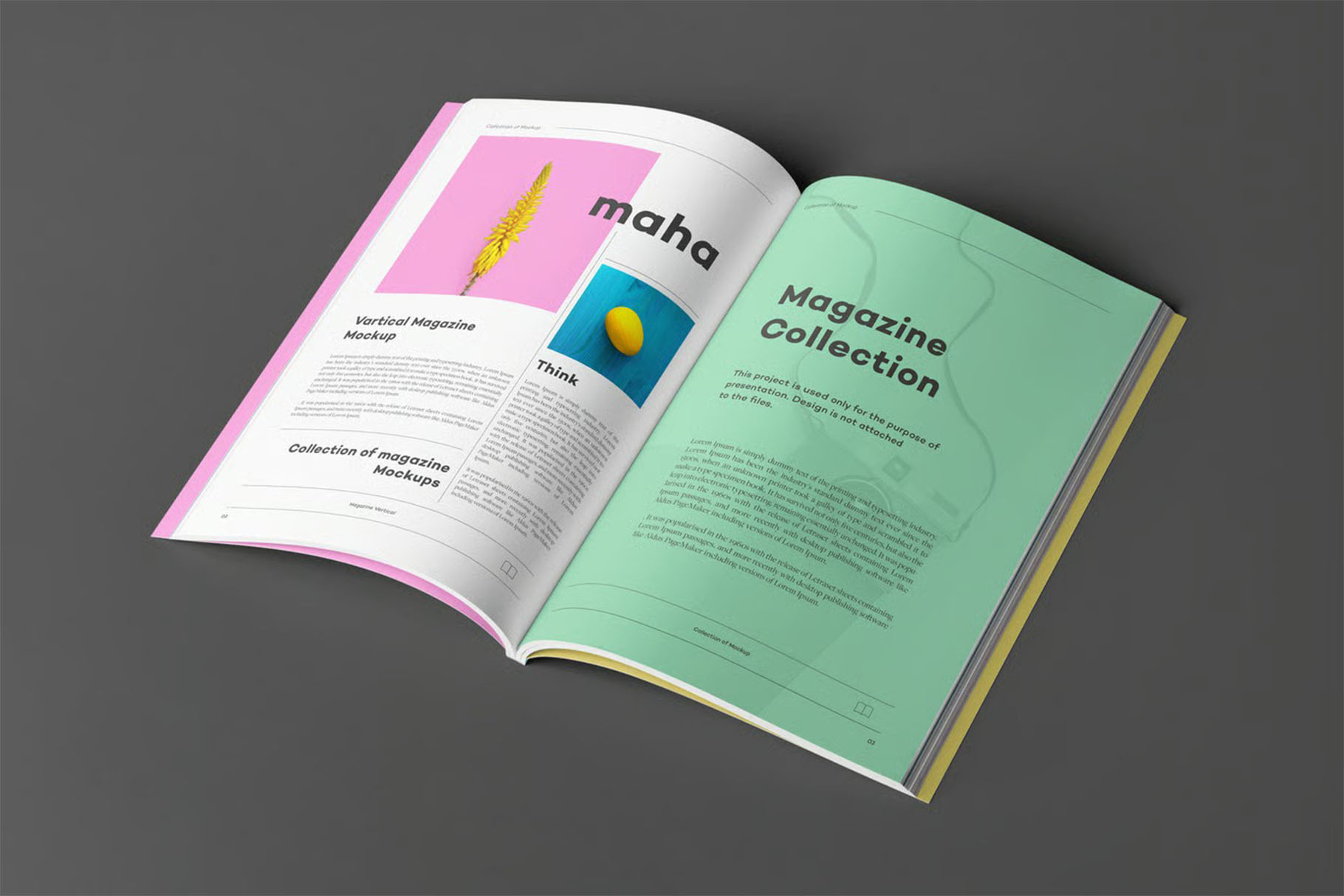 A4 Magazine Mockup