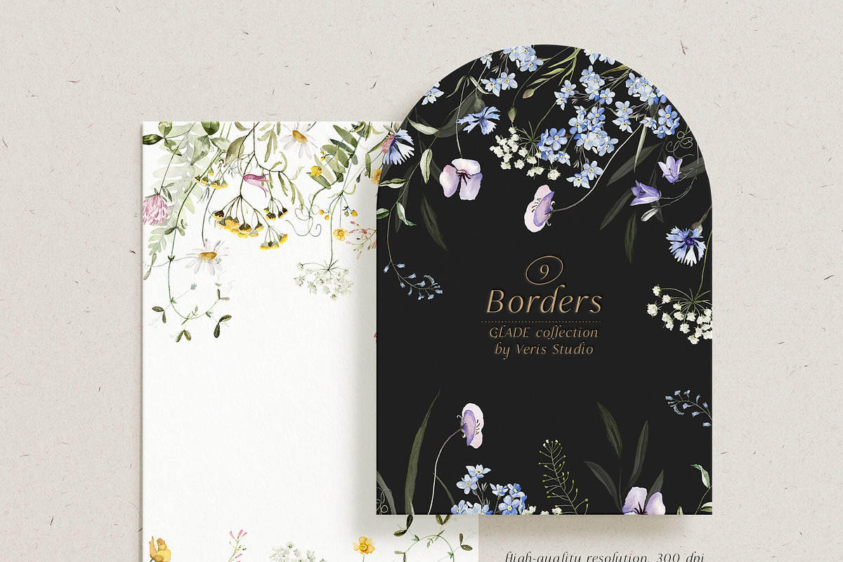 BUNDLE Watercolor Floral Graphic, a Decorative Illustration by Veris Studio
