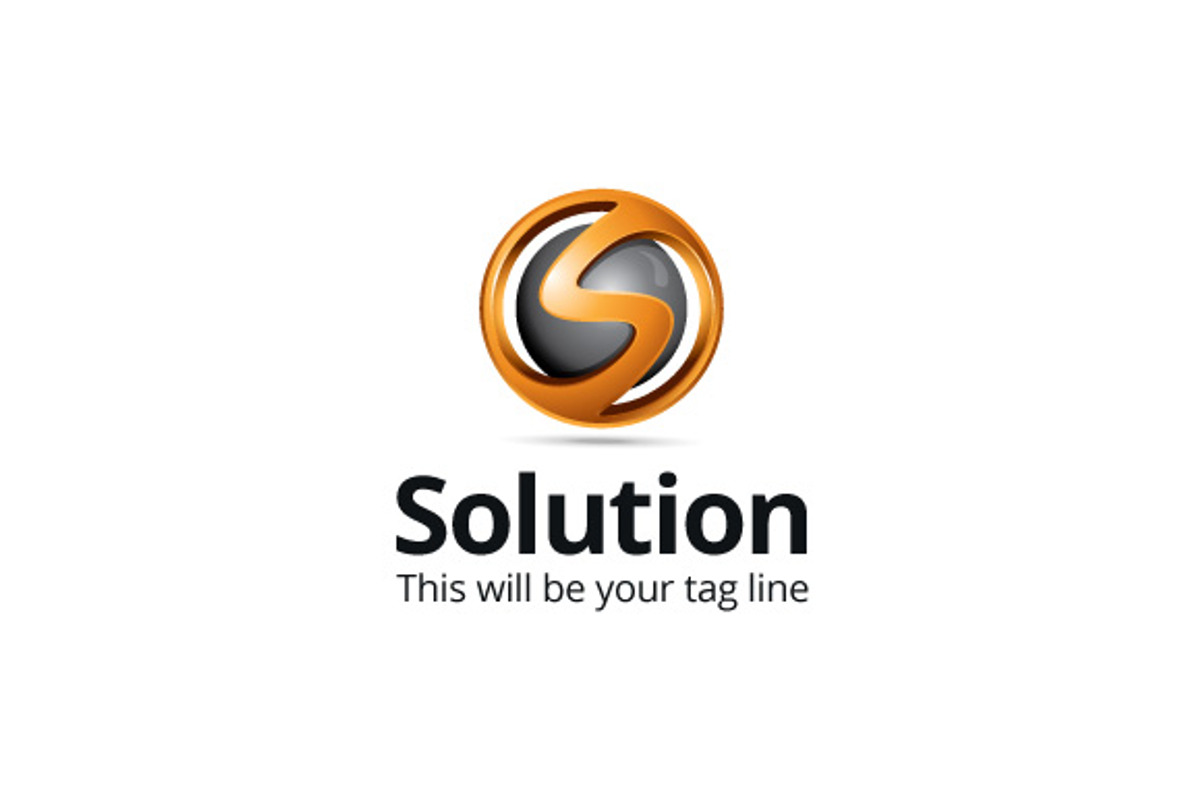 Solution Logo template, a Branding & Logo Template by The Branding Fusion