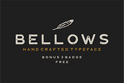 Bellows Typeface, a Sans Serif Font by prasetyadavid