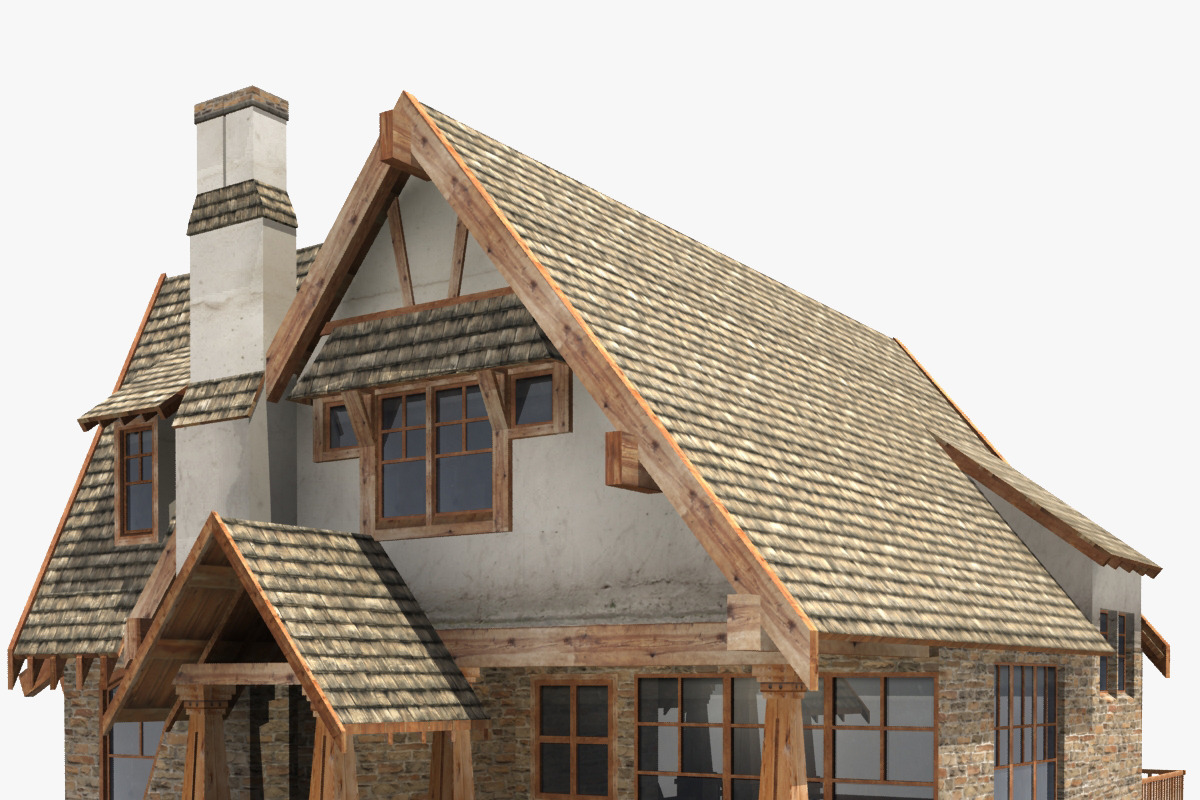 Low Poly House, an Architecture 3D Model by Daniel Mikulik