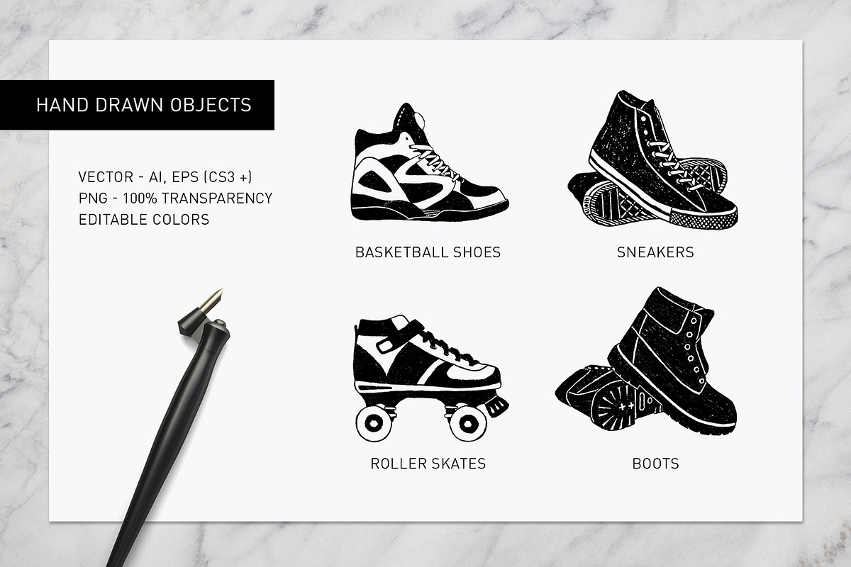 Good Shoes. 8 Inspirational Badges, a Branding & Logo Template by ...