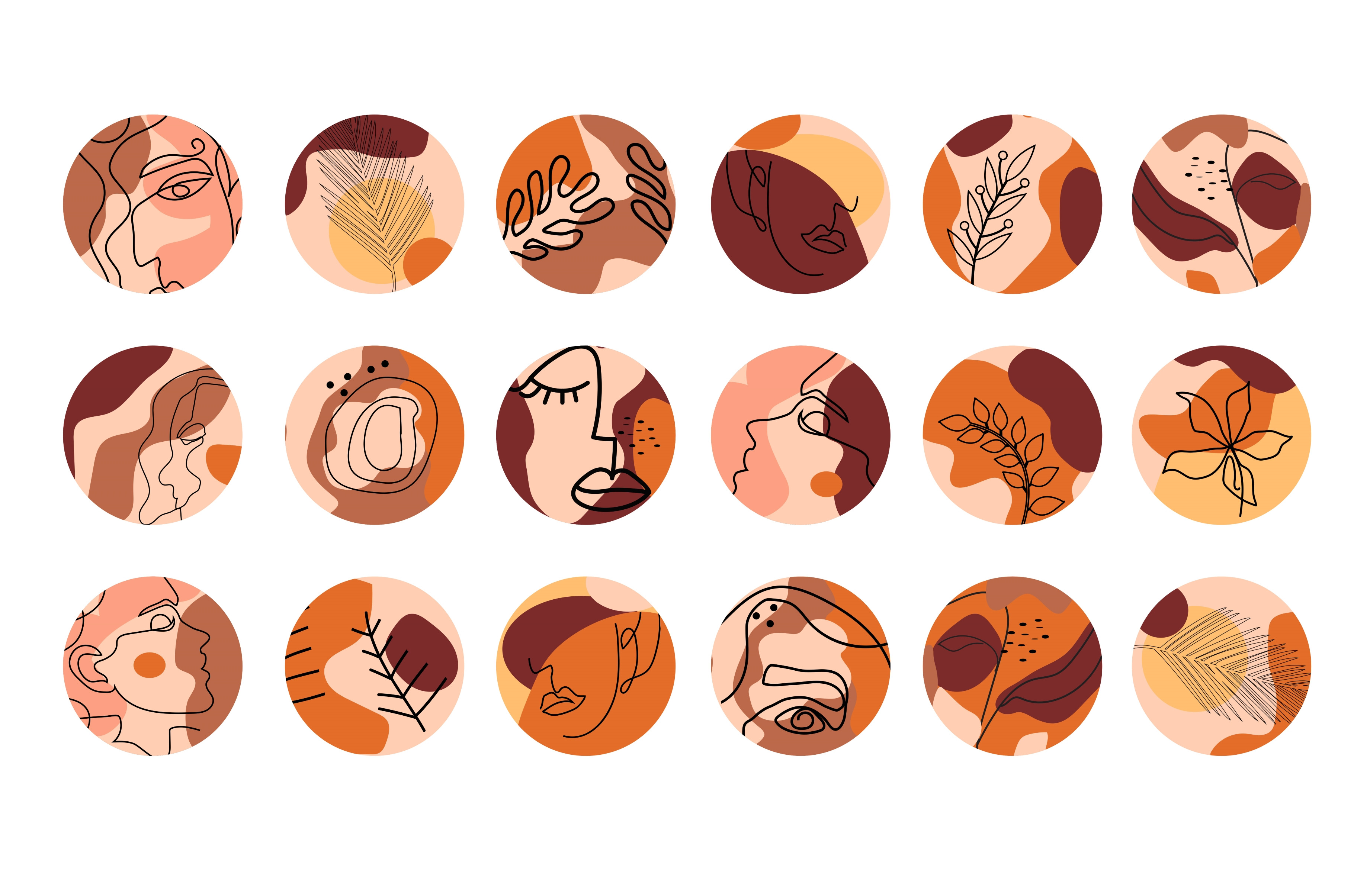 Creative contemporary aesthetic, a Decorative Illustration by Lucia Fox ...