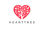 Heart Tree Logo, a Branding & Logo Template by brandphant