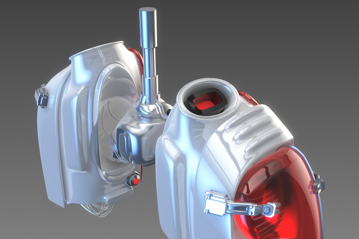 Mechanical lungs concept, an Object 3D Model by konstantin.ermolaev