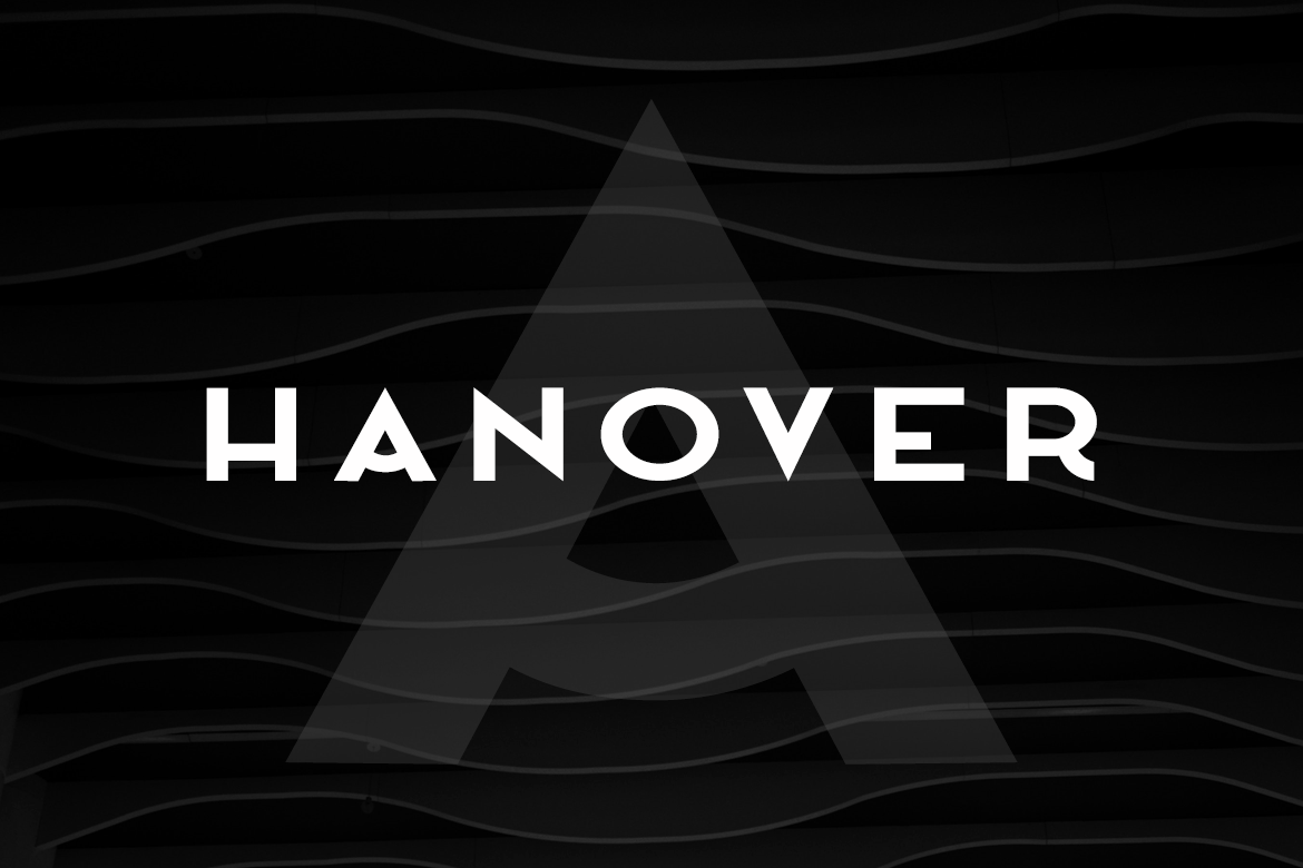 HANOVER - Minimal & Stylish Typeface, a Font by Designova®