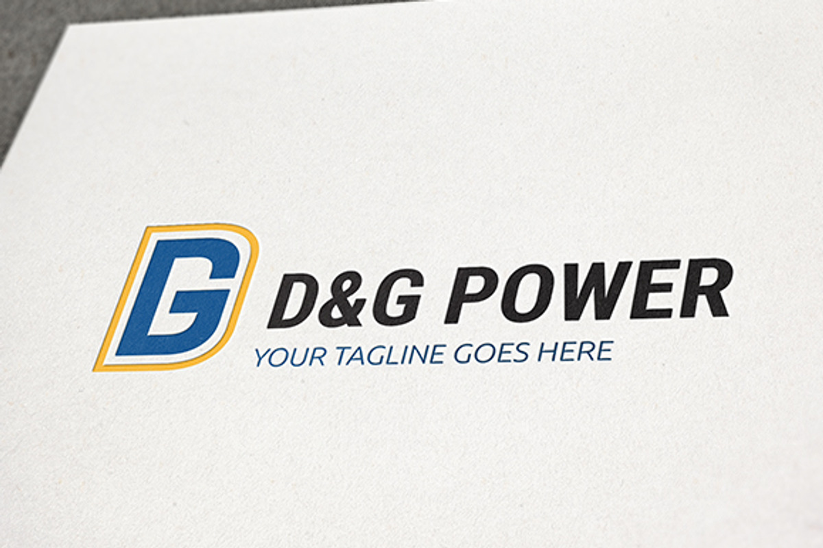 D&G Power Logo, a Branding & Logo Template by EngoCreative.com