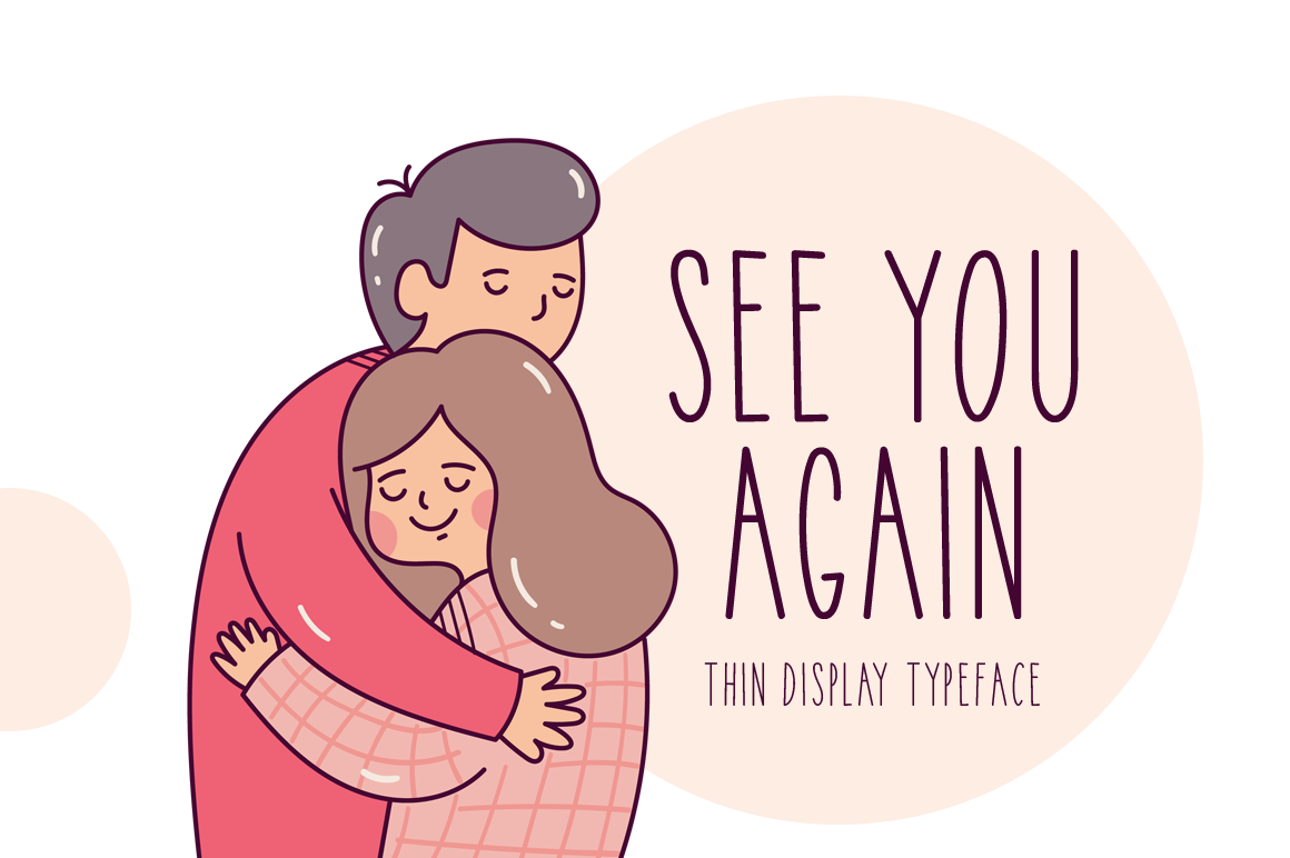 See You Again Typeface, a Script Font by Seemly Fonts