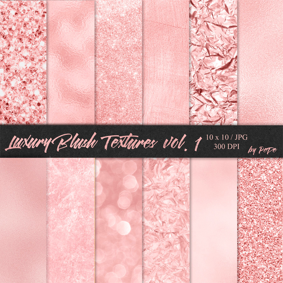 Blush Textures I, a Texture Graphic by PeDe Designs