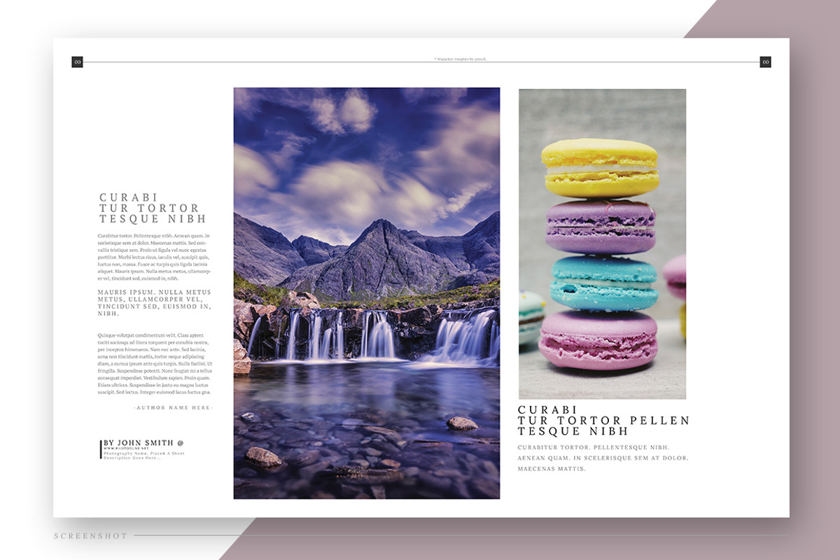 Pink Flower - Magazine Template, a Magazine Template by pmvch