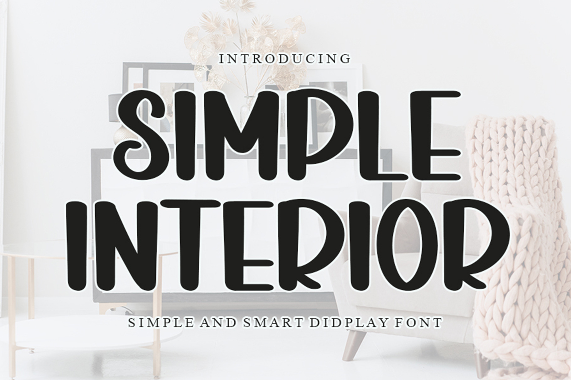 Simple Interior - Script Font | Creative Market