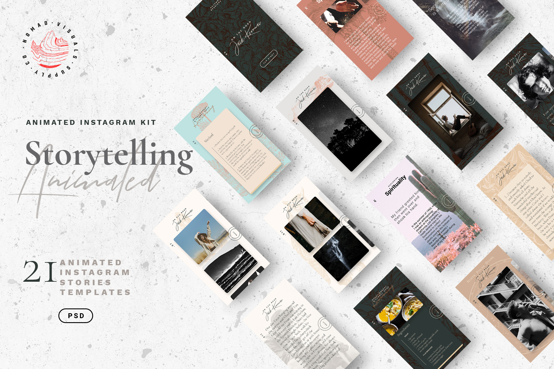 Storytelling Animated Stories Kit, a Social Media Template by Nomad ...
