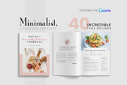 Minimalist Cookbook Canva Template
