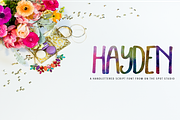 Hayden, a Sans Serif Font by OnTheSpotStudio