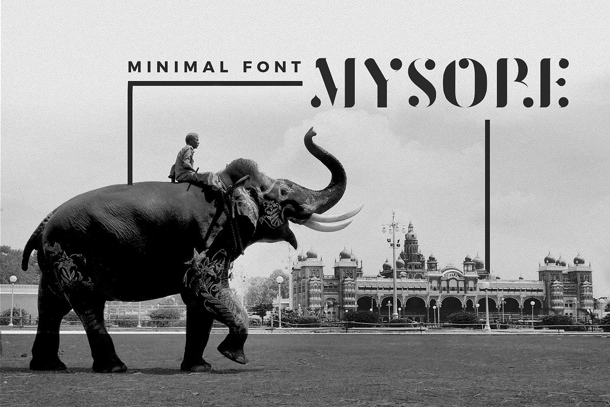 Mysore Font, a Sans Serif Font by Aswin Menon