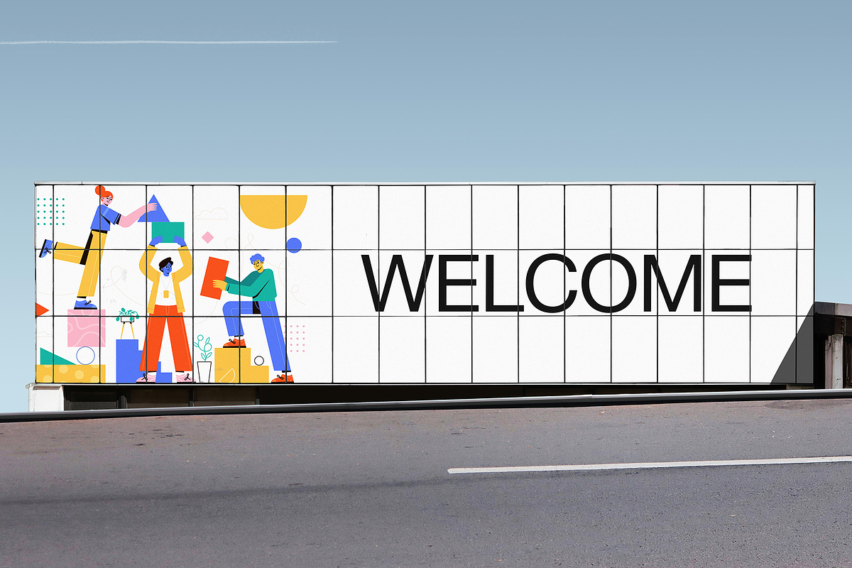 Shopping Mall Mockup | Creative Market