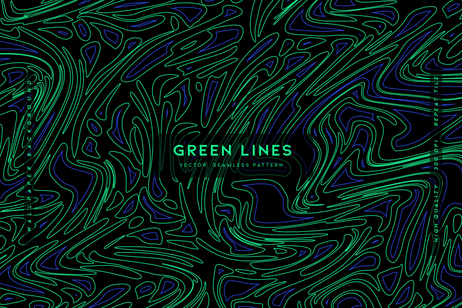 Green Lines, a Texture Graphic by MalyskaStudio