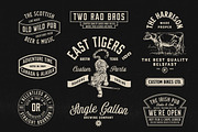 50 Apparel Logo Designs, a Branding & Logo Template by Davide Bassu