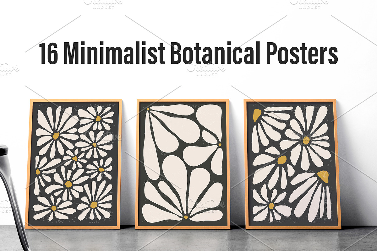 Botanical Mid Century Posters