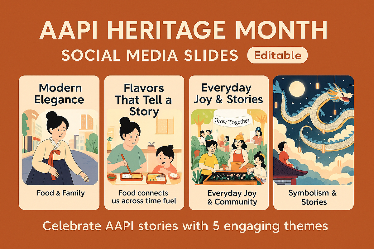 AAPI Heritage Month Social Bundle
